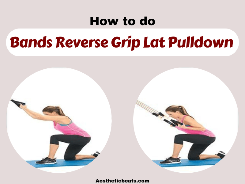 Bands Reverse Grip Lat Pulldown - Back exercise - aestheticbeats