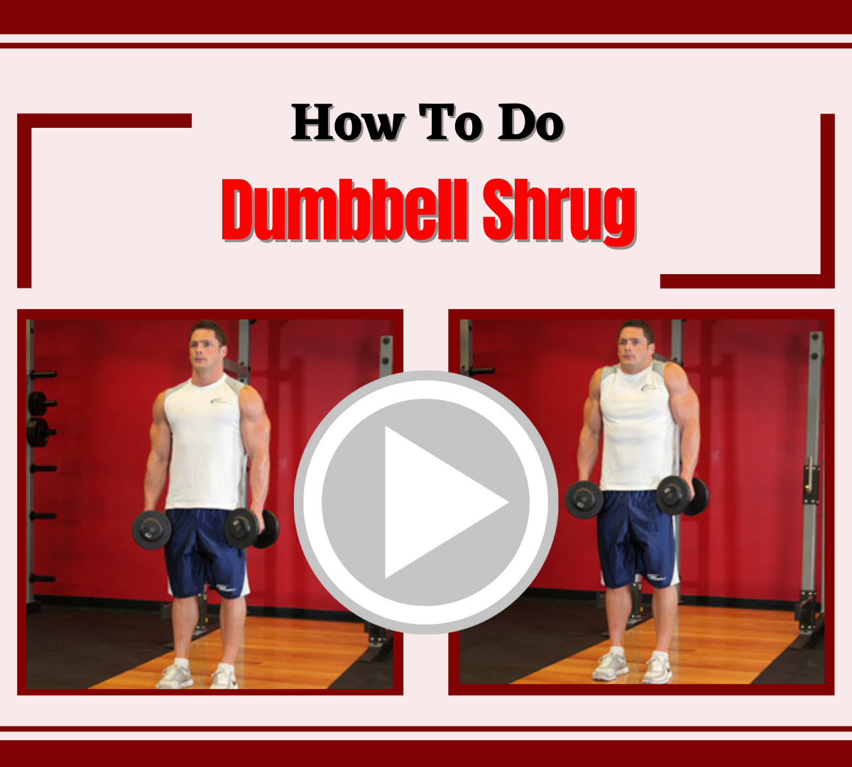 Dumbbell Shrug - Traps exercise - aestheticbeats