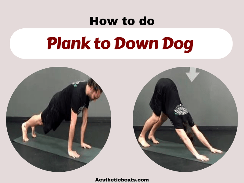 Plank to Down Dog - Shoulders exercise - aestheticbeats