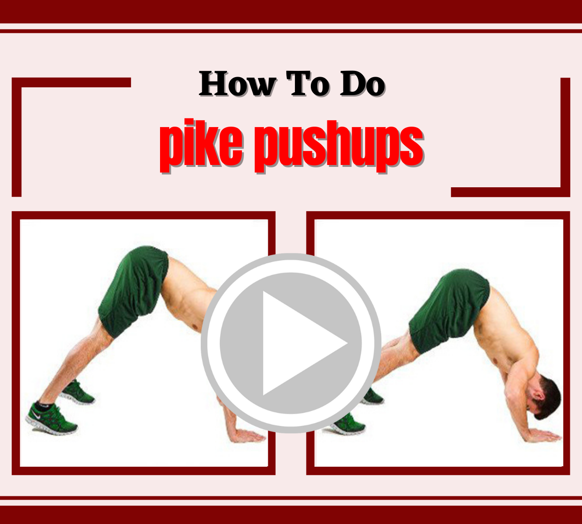 pike pushups - aestheticbeats