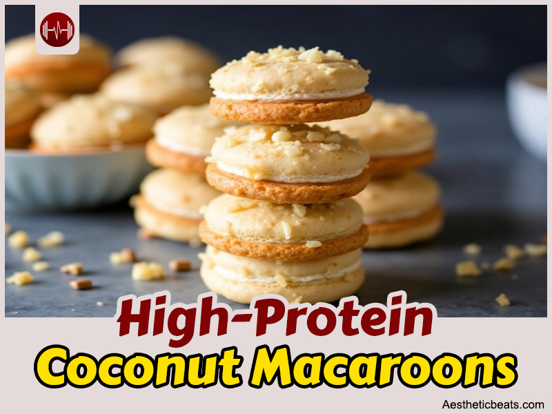 High-Protein Coconut Macaroons - aestheticbeats