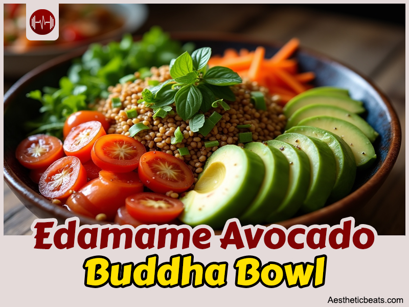 Edamame Avocado Buddha Bowl - aestheticbeats