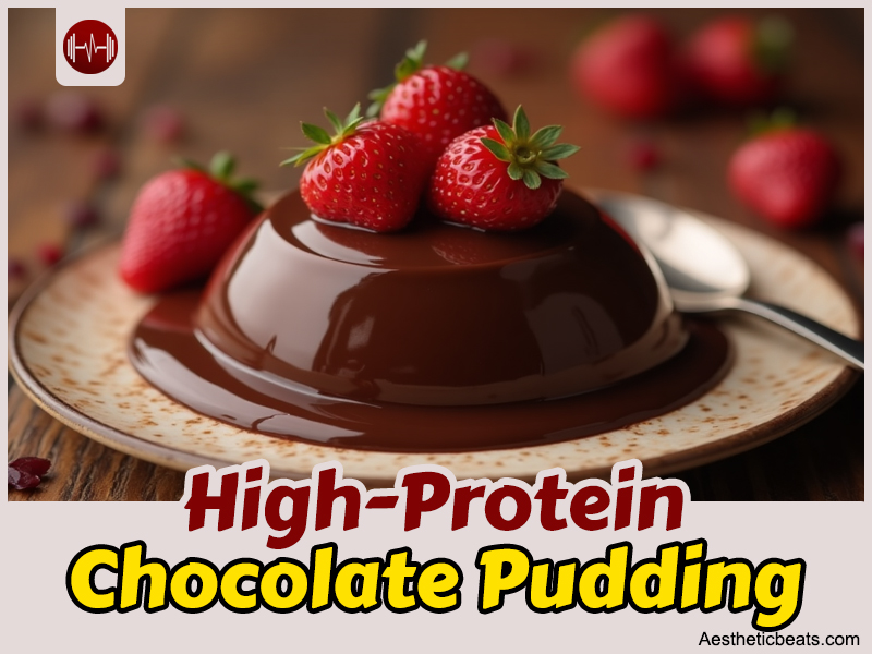 High-Protein Chocolate Pudding - aestheticbeats