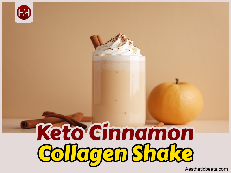 Keto Cinnamon Collagen Shake - aestheticbeats