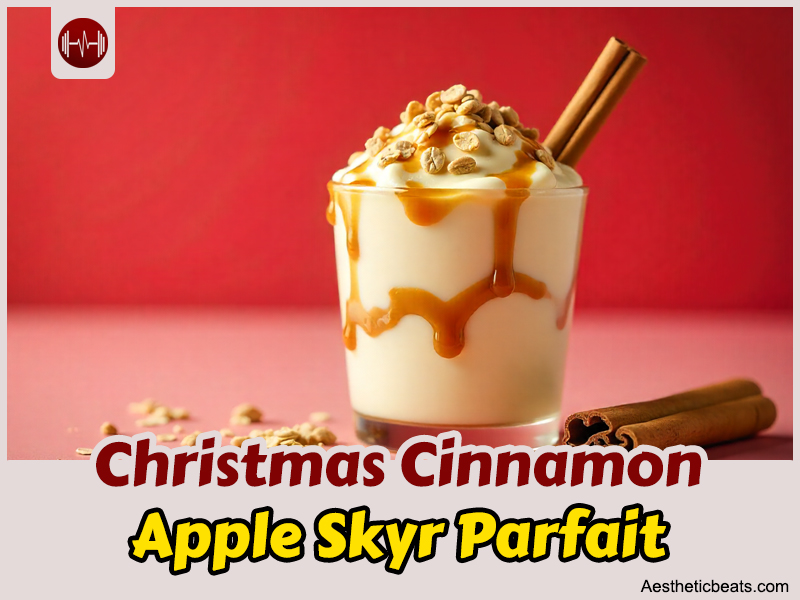 Christmas Cinnamon Apple Skyr Parfait - aestheticbeats
